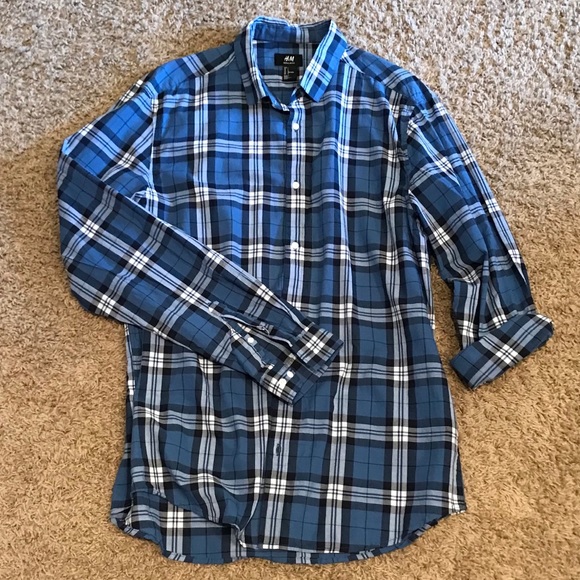 H&M | Shirts | Hm Mens Dress Shirt | Poshmark